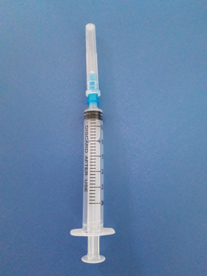 الطبية الصف PVC 3ml حقنة يمكن التخلص منها مع إبرة