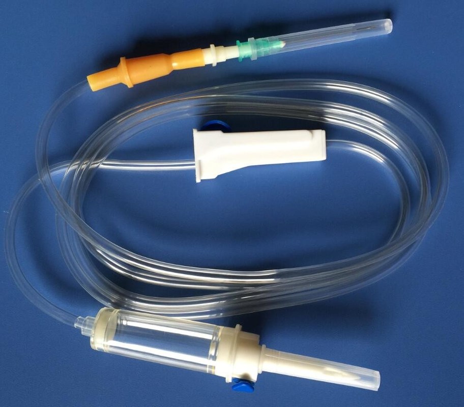 EO Sterilization 10G-34G Needle Gauge Gravity Transfusion Set IV ...