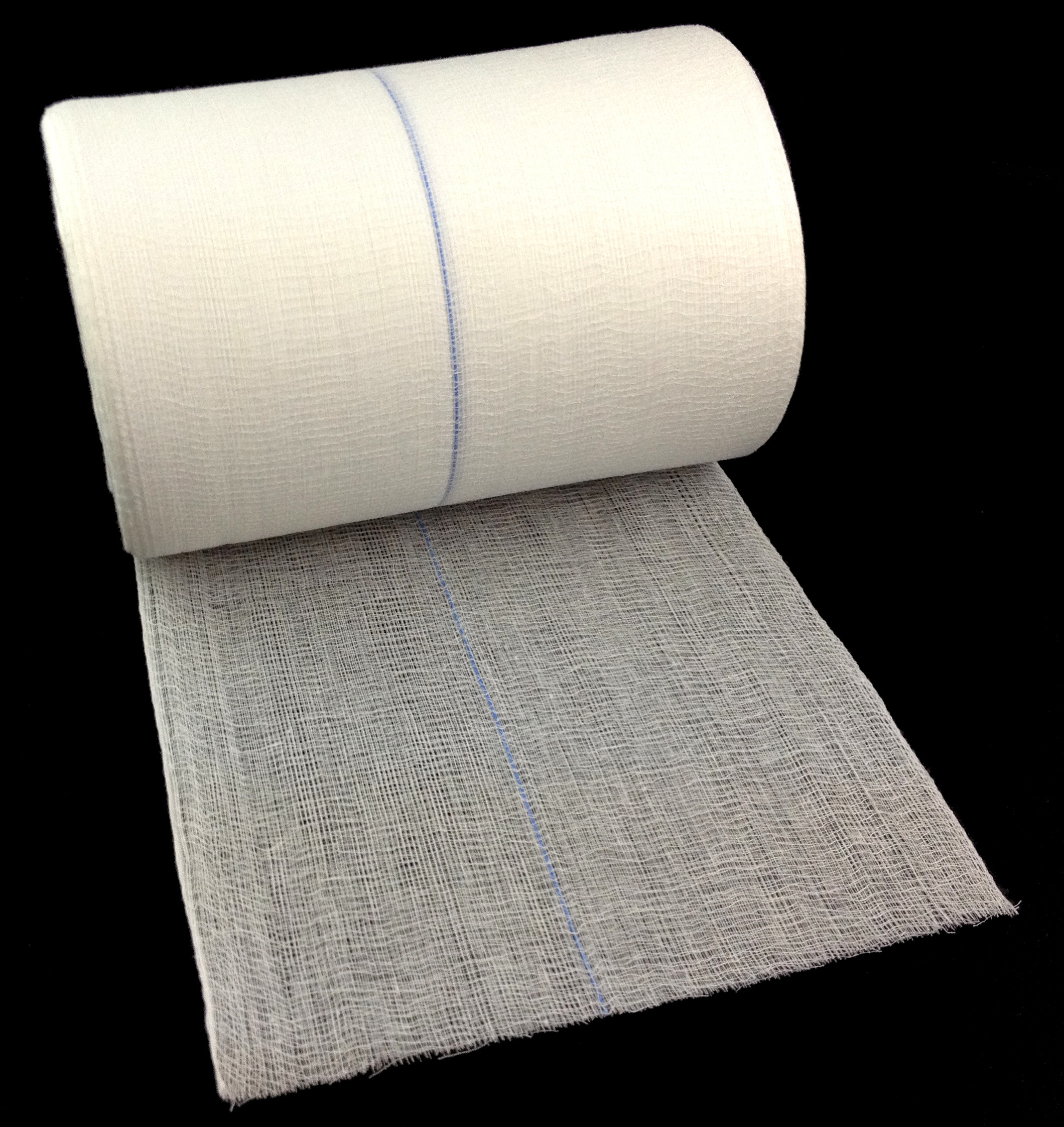 36"X50m Latex Free X-Rayable Self Adhesive Gauze Roll For Medical Dressing